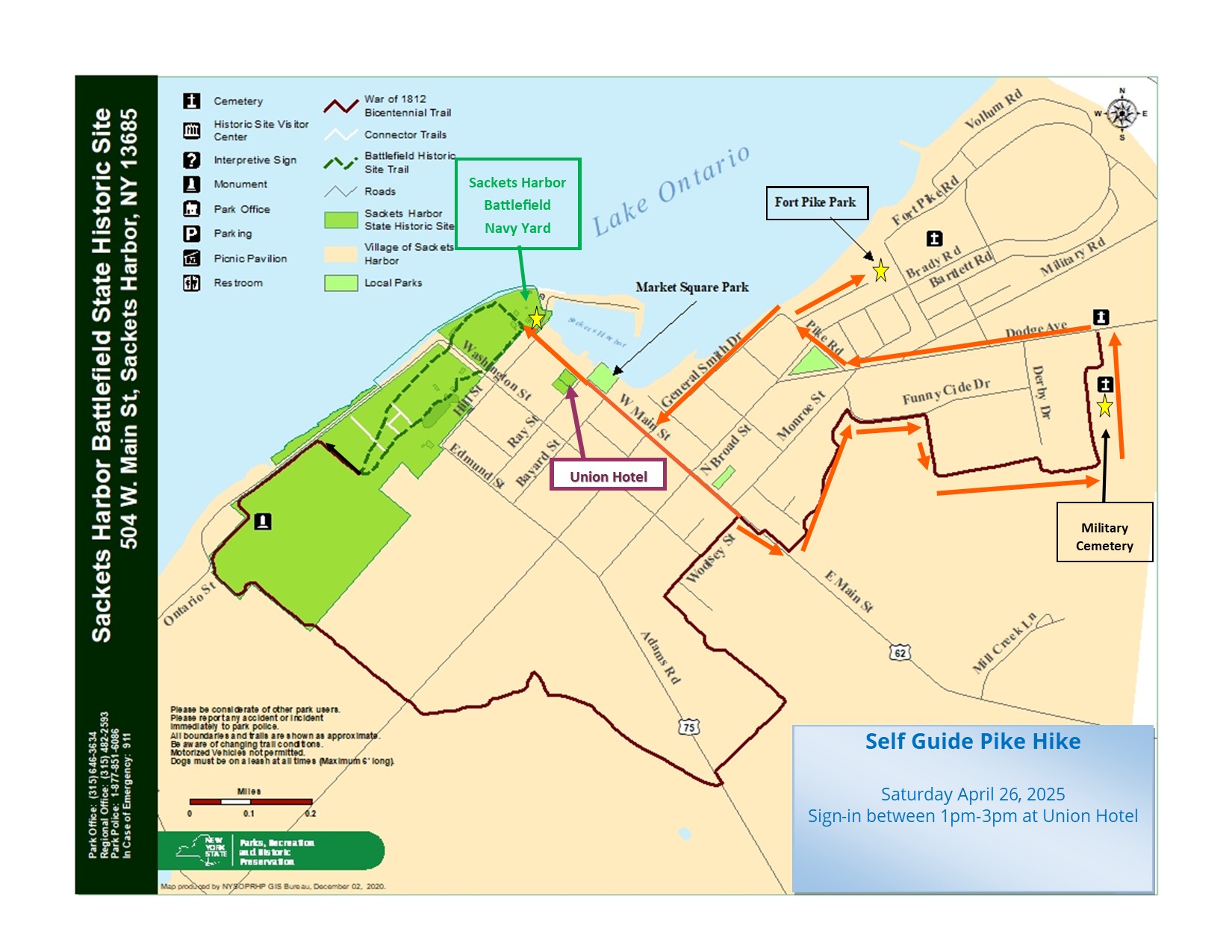 Pike Hike - Village of Sackets Harbor, NY